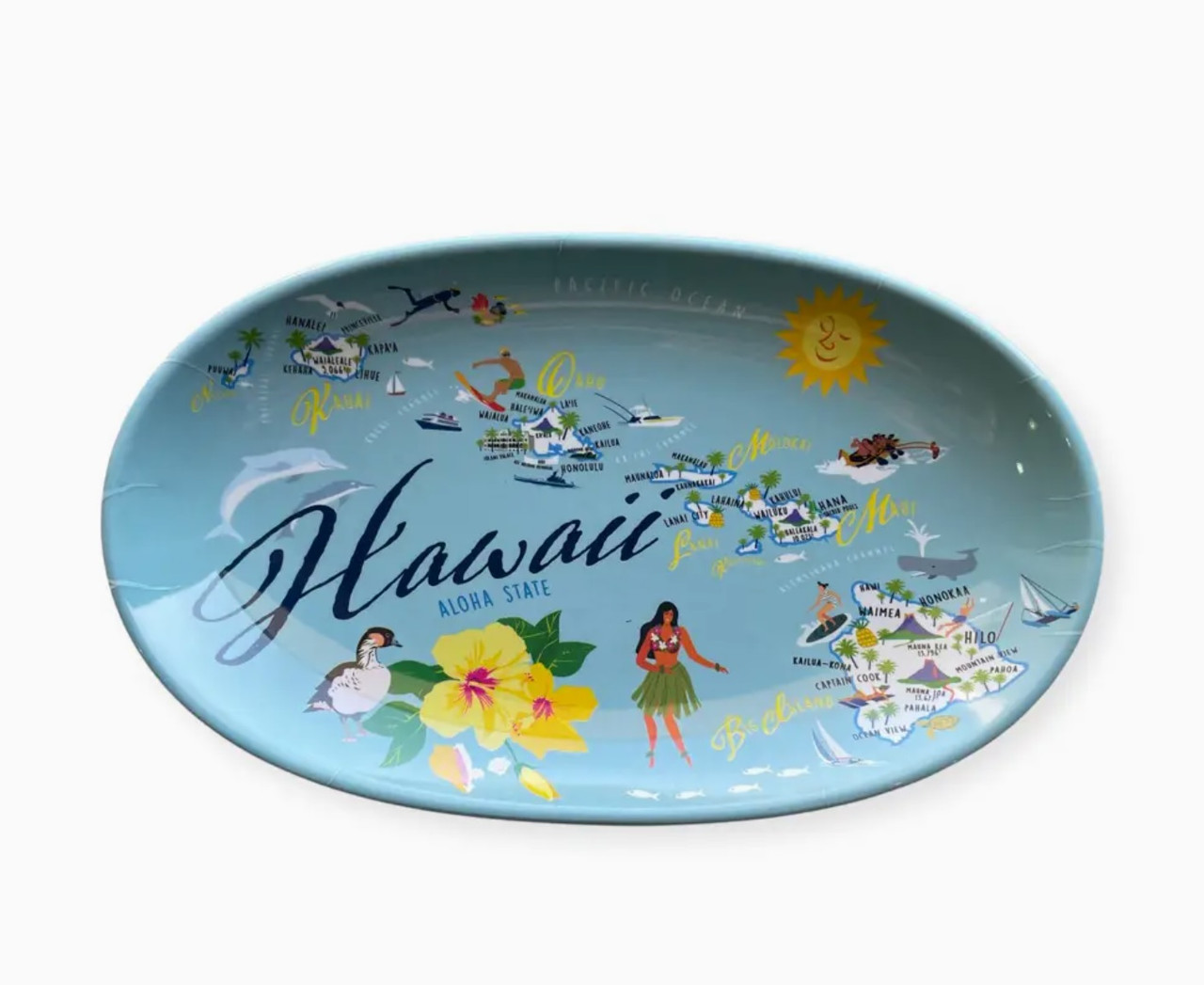 Hawaiian Island Tidbit Tray