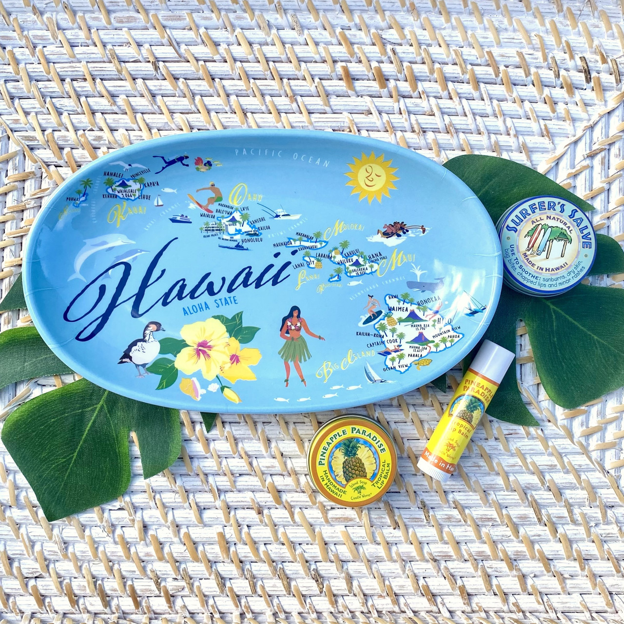 Hawaiian Island Tidbit Tray
