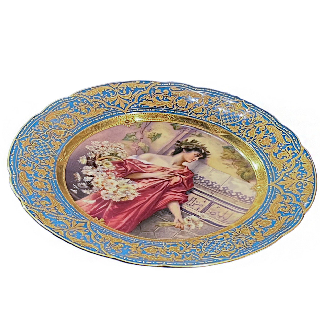 Fine Antique Quality Royal Vienna Portrait Cabinet Plate