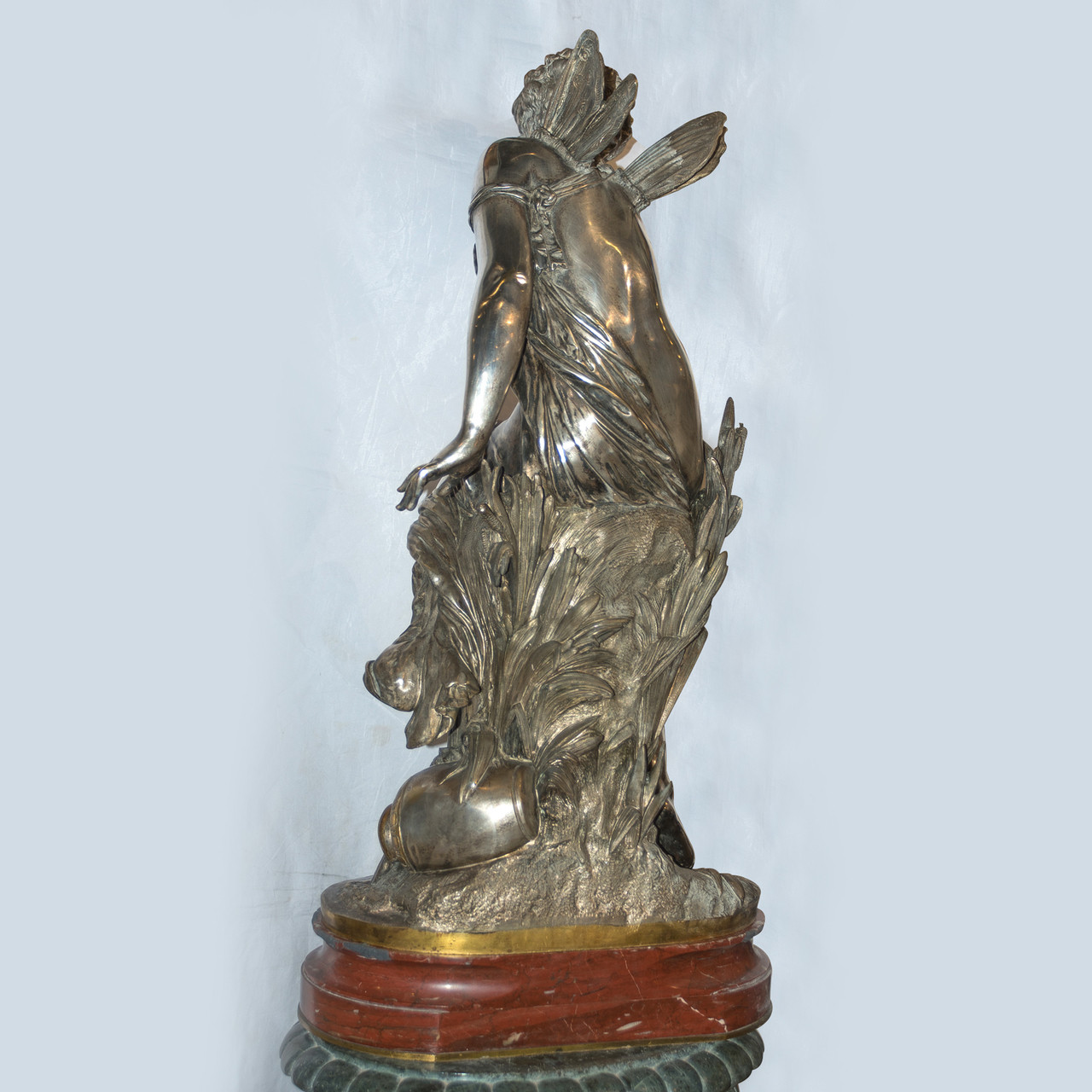 Fine Quality Art Nouveau Gilt and Silvered Bronze Figure of Psyche - F ...