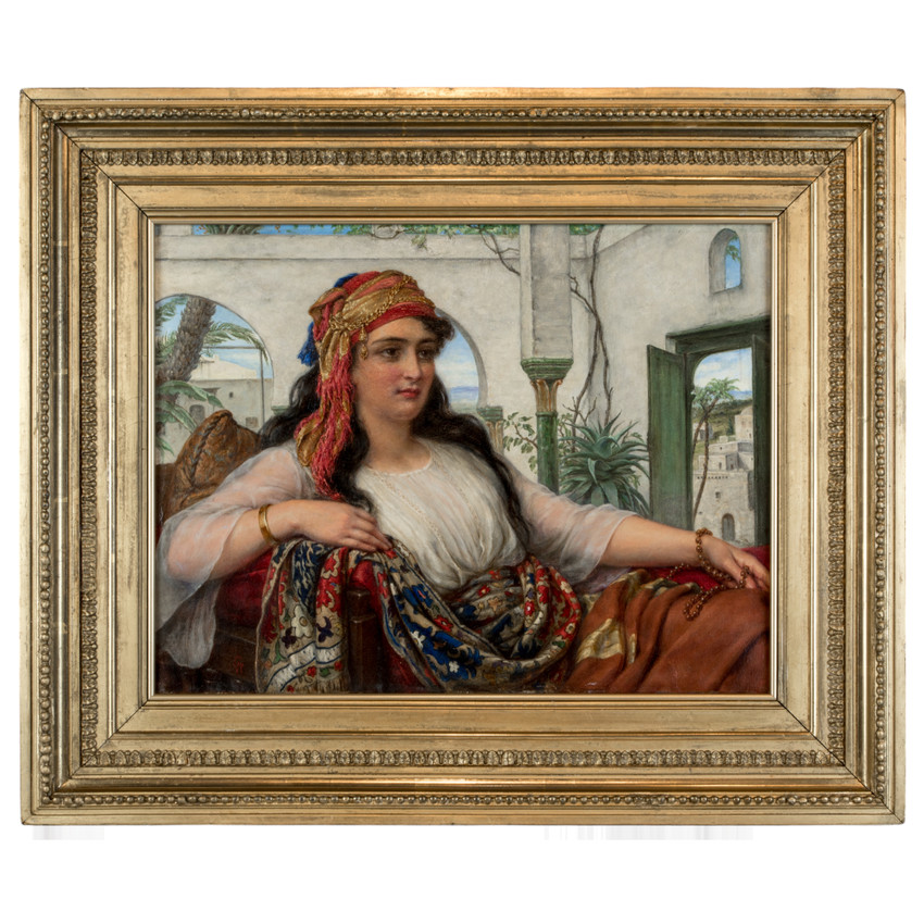 A Restful Moment Oil Painting by William Gale - F&P Associates