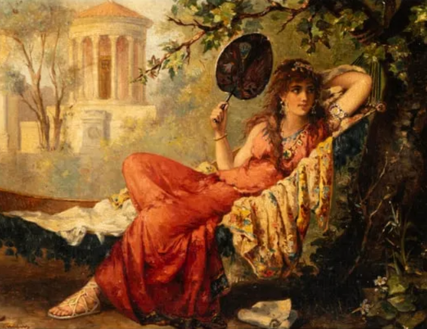 Lady in Repose by Diana Coomans