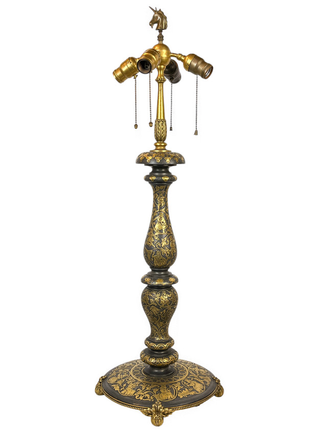 Edward F. Caldwell Gilt & Silvered Renaissance Revival Style Bronze ...