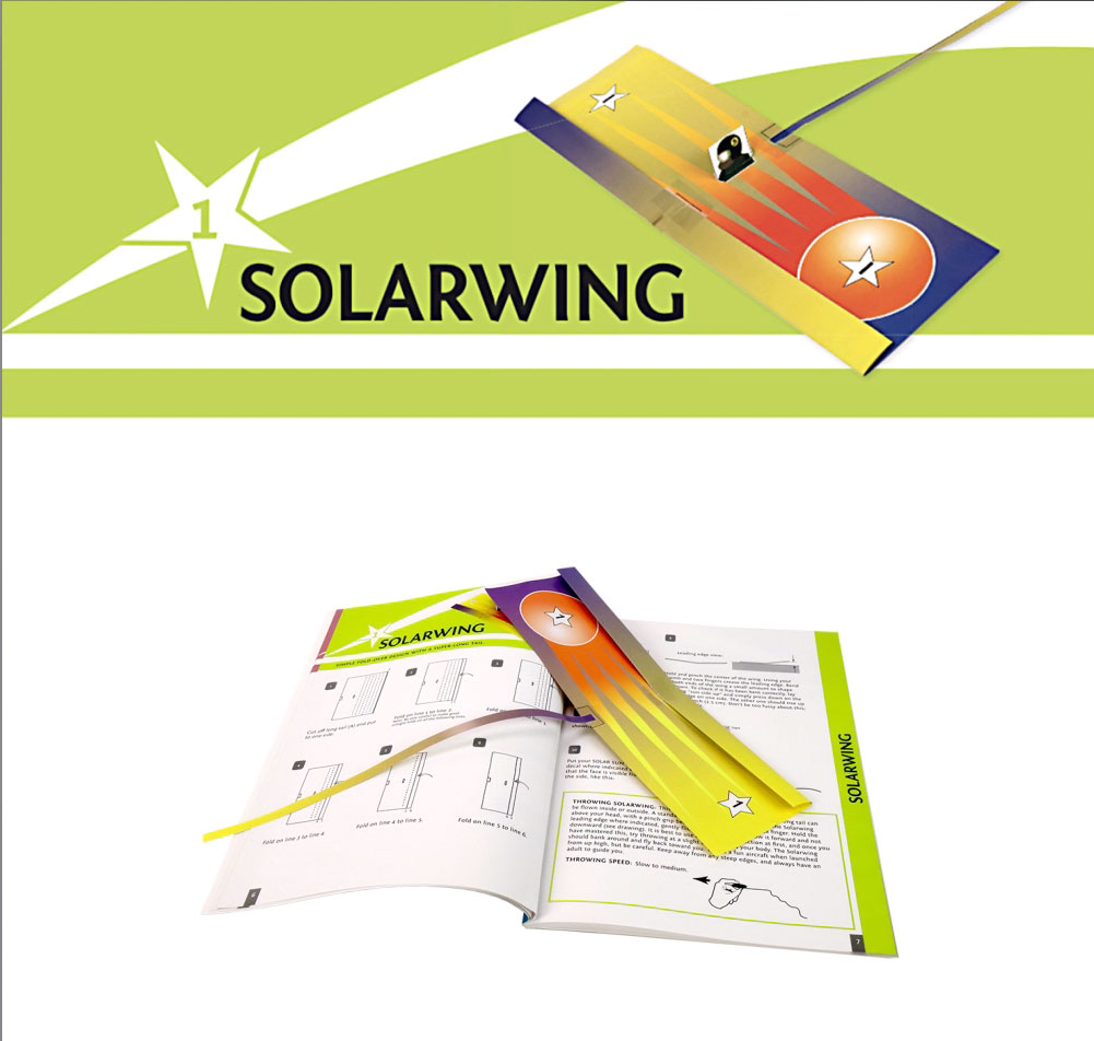 Free Download - Solar Wing Paper Plane template - SpiceBox Product ...