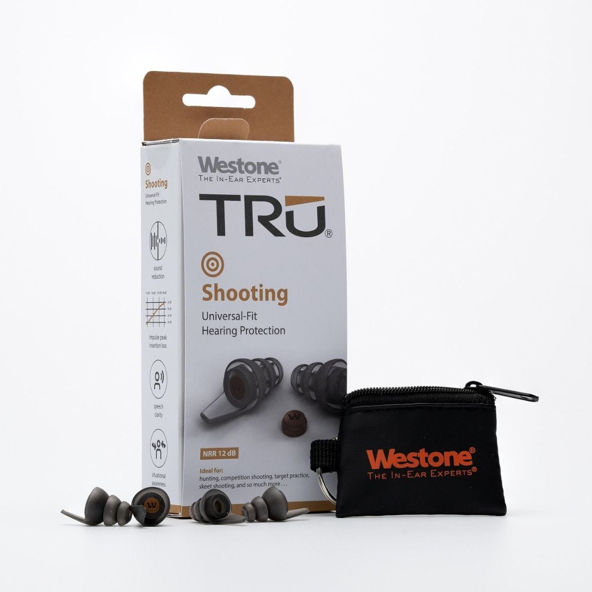 Westone TRU SHOOTING Universal Fit Hearing Protection NRR 12