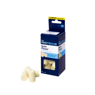 Flents ProTechs Quiet! Please UF Foam Ear Plugs (NRR 29) (6 Pairs ...