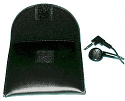 Padded earbud Carry Case With Velcro Flap Closure (One Case ...