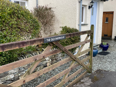 Slate 5 Bar Farm Gate Sign