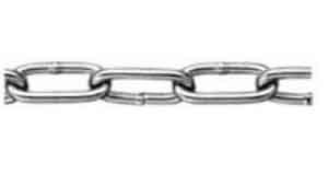 IMPA 231125 CHAIN HEAVY LINK diam. 6mm STAINLESS STEEL per meter