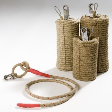 IMPA 330972 SAFETY LIFELINE 12mmx40mtr. FIREPROOF WITH SAFETY HOOK
