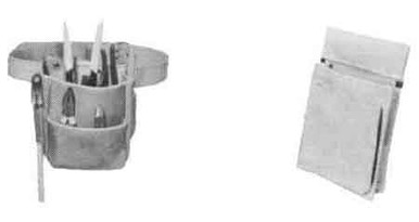 IMPA 613695 TOOL POUCH LEATHER WITH BELT 10-COMPARTMENTS