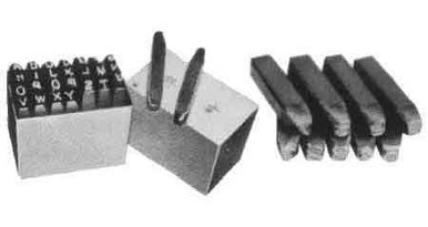 IMPA 613108 LETTER PUNCH SET A-Z + & Size 8mm (27 pcs)