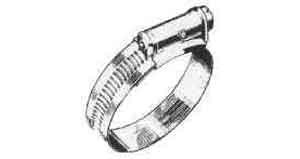 IMPA 614065 HOSE CLIP 8-12mm STAINLESS STEEL