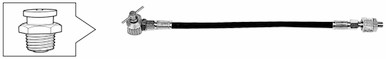 IMPA 617681 GREASE GUN HOSE RUBBER WITH BUTTON TYPE COUPLER