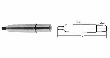 IMPA 632377 DRILL CHUCK ARBOR JT 1 MORSE TAPER SHANK-No.2