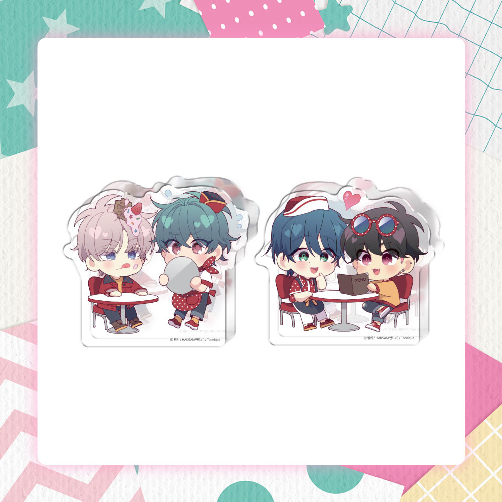 [ Robber x Lover ] Mini Acrylic Block 2 TYPE