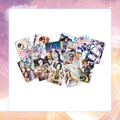 Webtoon MD [ When the Third Wheel Strikes Back ] Double Sided Illustration Postcard SET