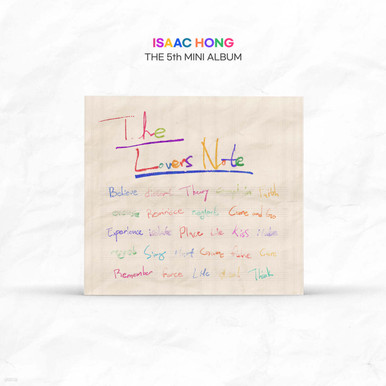 ISSAC HONG 5th Mini Album [THE LOVERS NOTE] - KJCstar