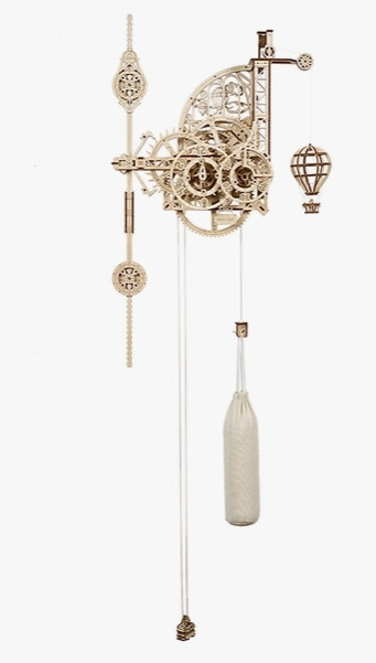 UGears Aero Clock Mechanical Model