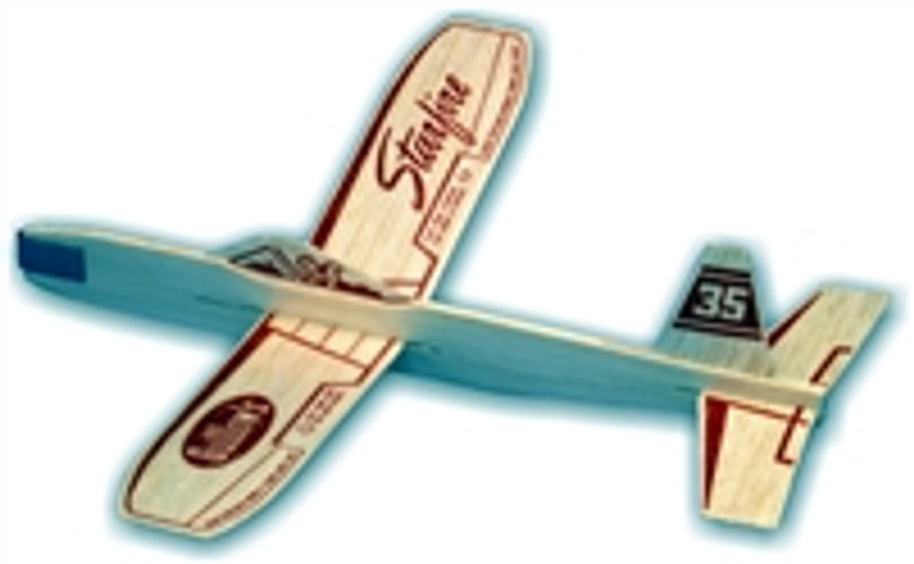 GUILLOW's Starfire Balsa Wood Glider MADE IN USA - Carvings and Hobbies GUILLOW's Starfire Balsa Wood Glider MADE IN USA - Carvings and Hobbies