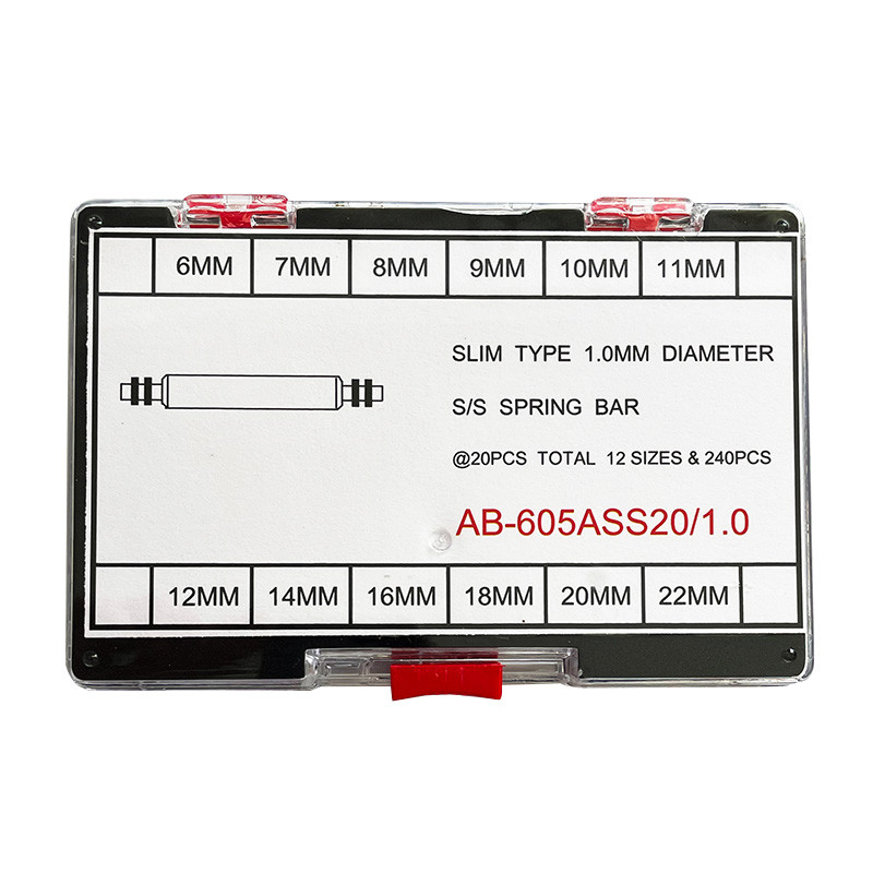 Double Flange Spring Bar Kit - 1.00mm - Watch Strap Parts | All Time Co.