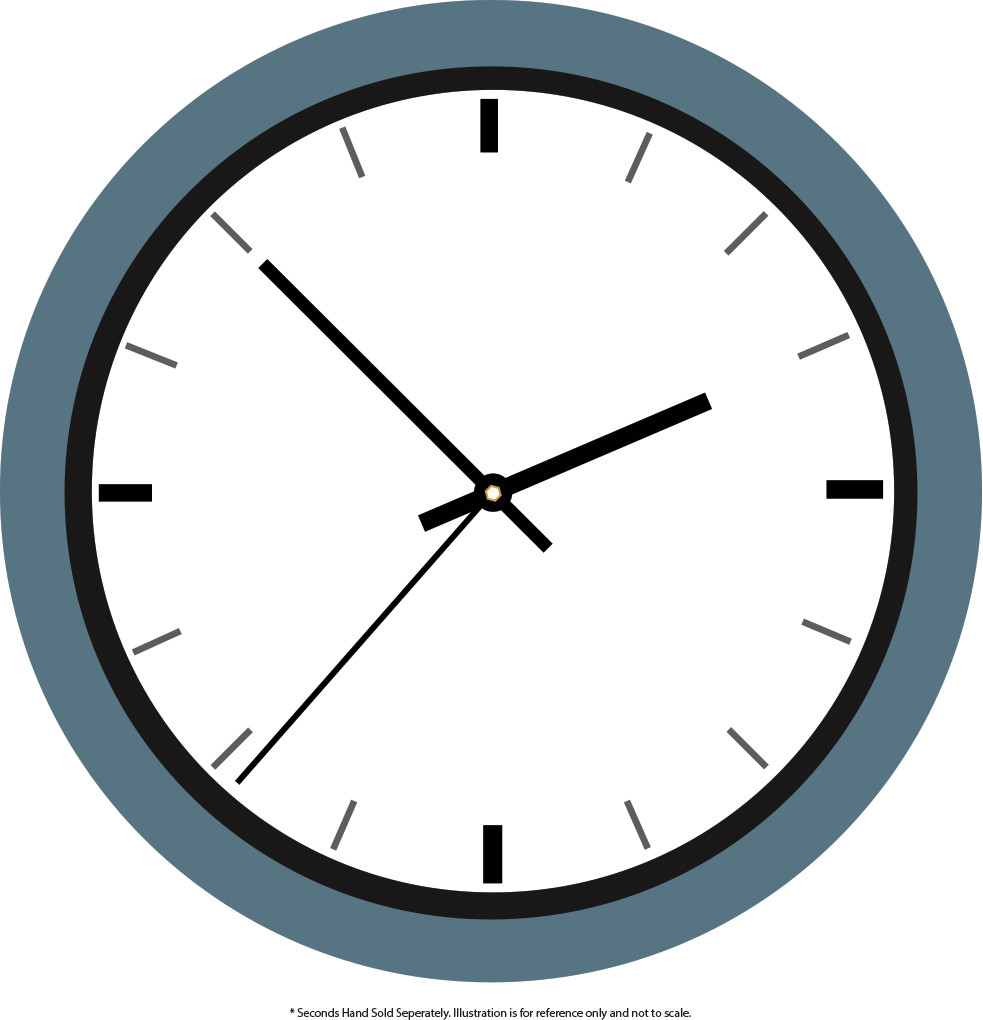Baton Clock Hands - Nut & Press Fit Clock Hands | All Time Co.