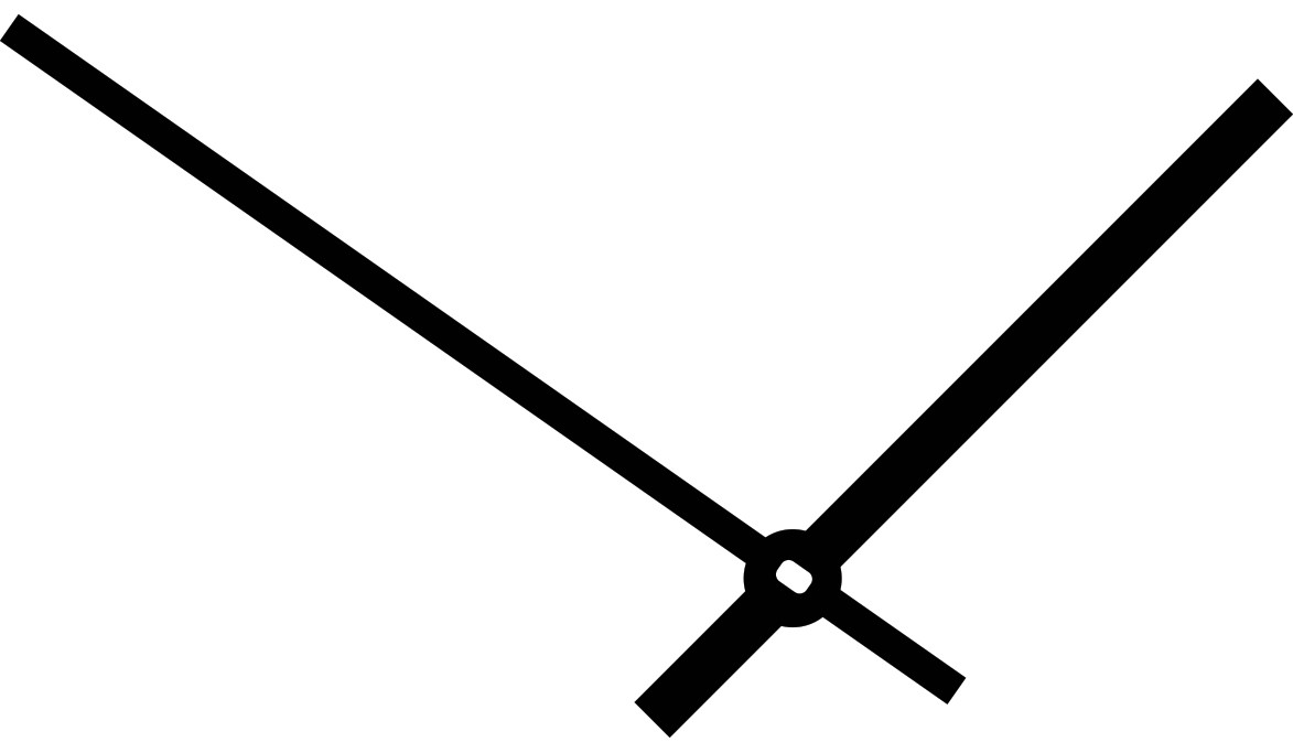 Baton Clock Hands - Nut & Press Fit Clock Hands | All Time Co.