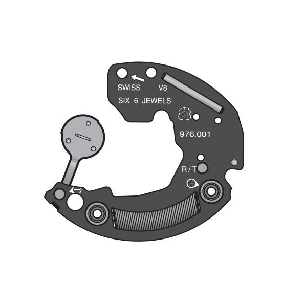 ETA 976.001 Circuit (#4000) - ETA Movement Parts | All Time Co.