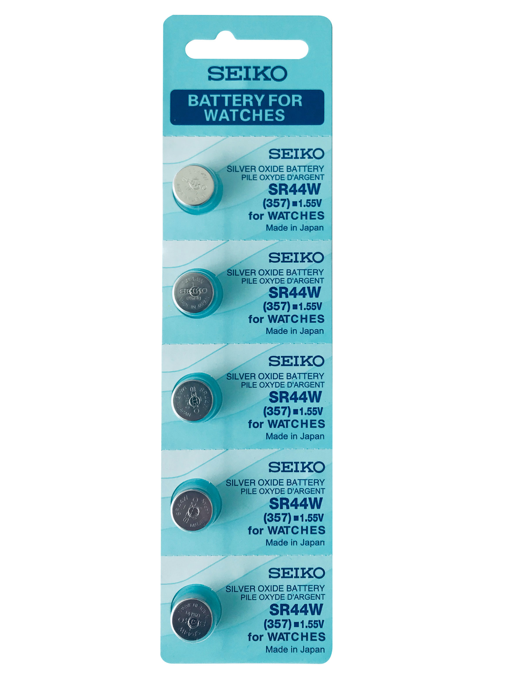 Seiko SR44W (357) - Silver Oxide Watch Battery | All Time Co.