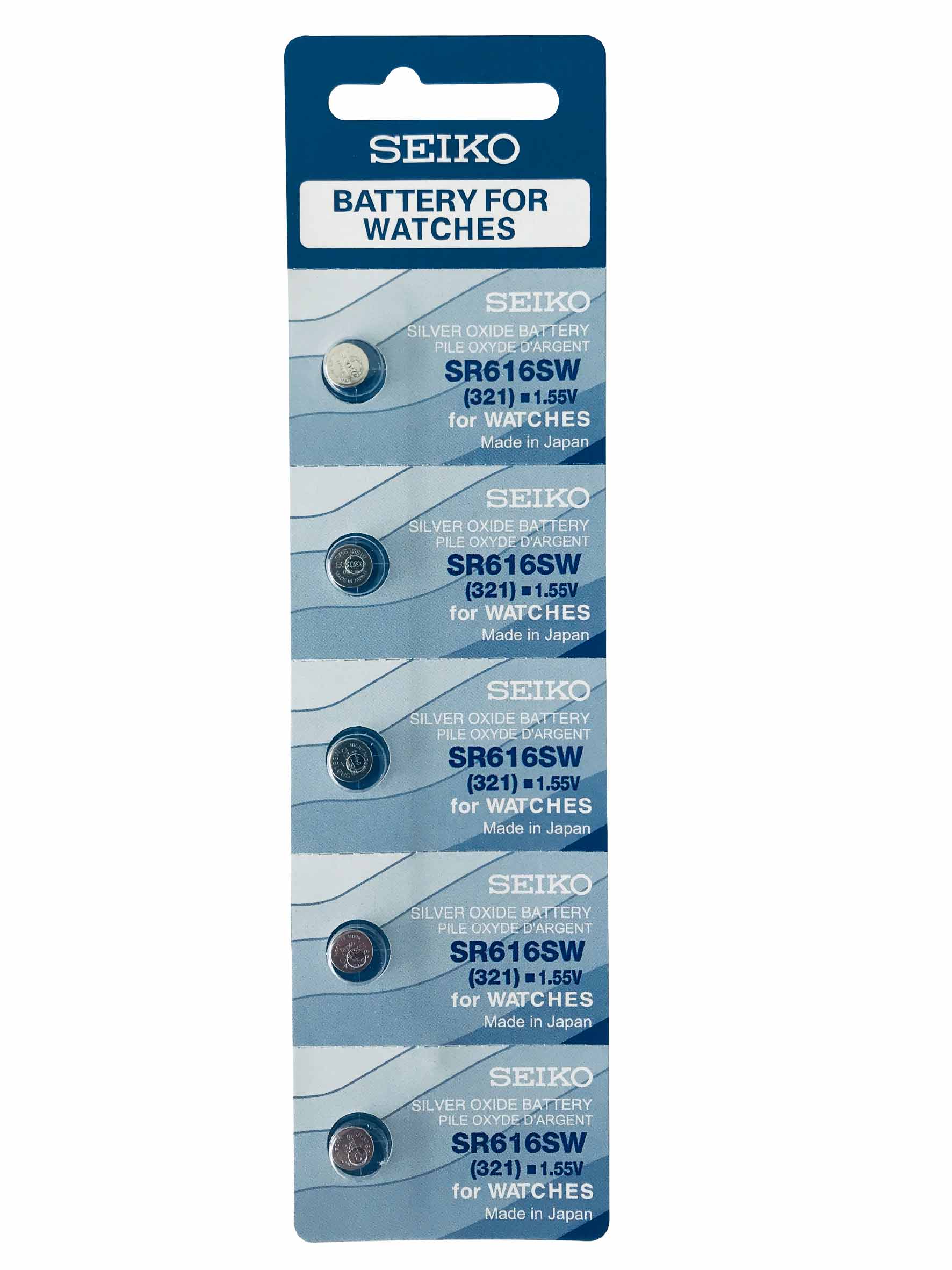 Seiko SR616SW (321) - Silver Oxide Watch Battery | All Time Co.