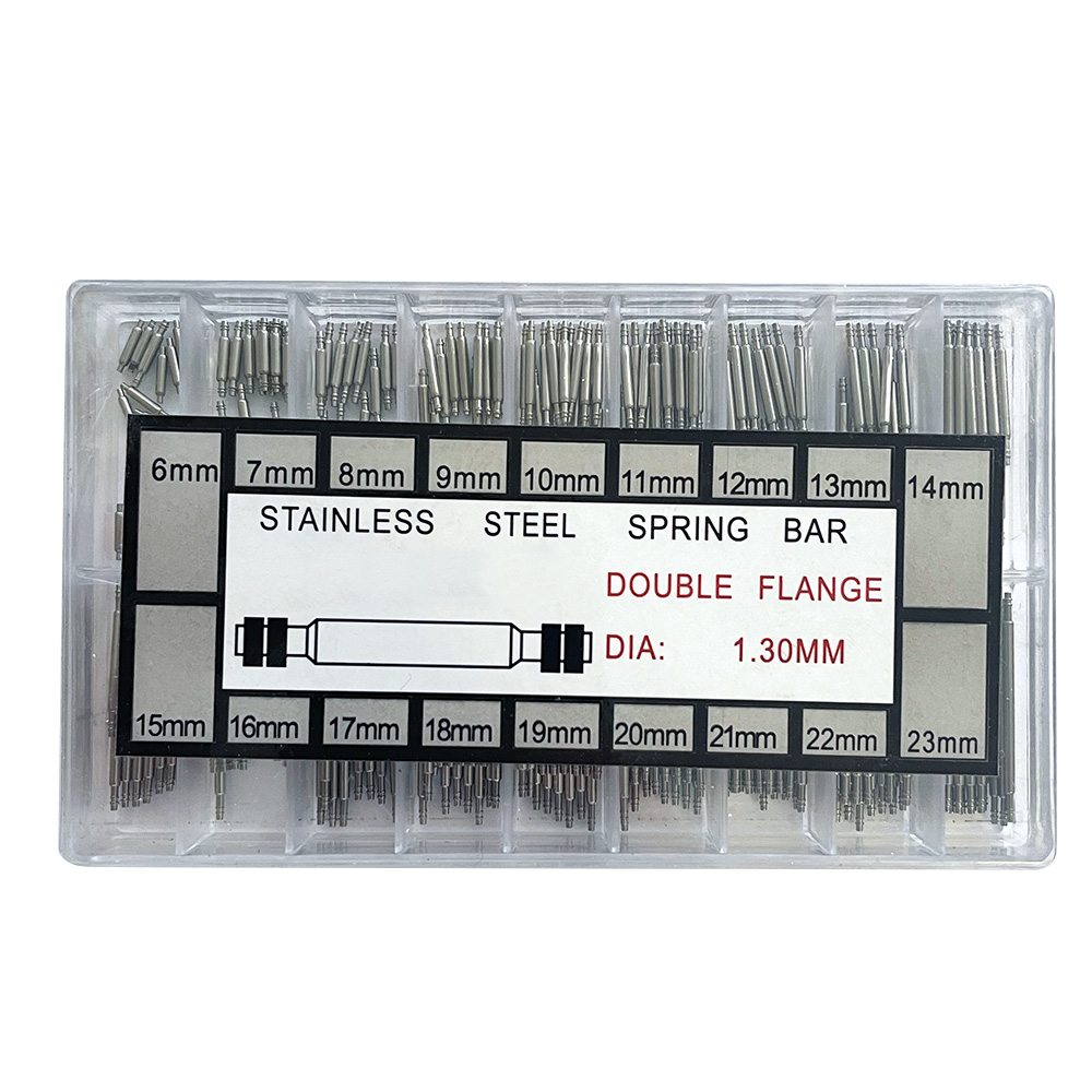 Double Flange Spring Bar Kit - 1.30mm - Watch Strap Parts | All Time Co.