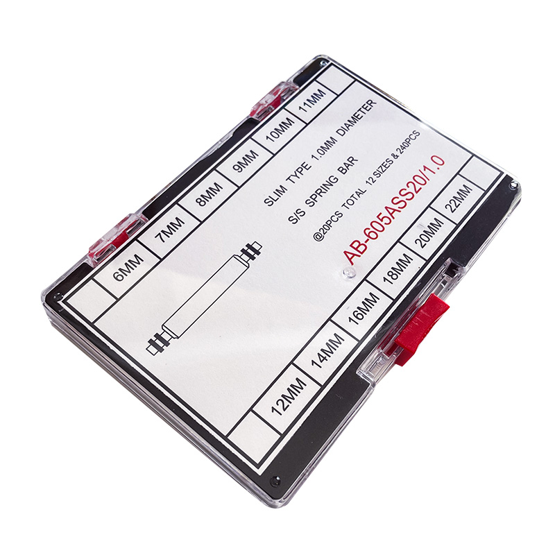 Double Flange Spring Bar Kit - 1.00mm - Watch Strap Parts | All Time Co.