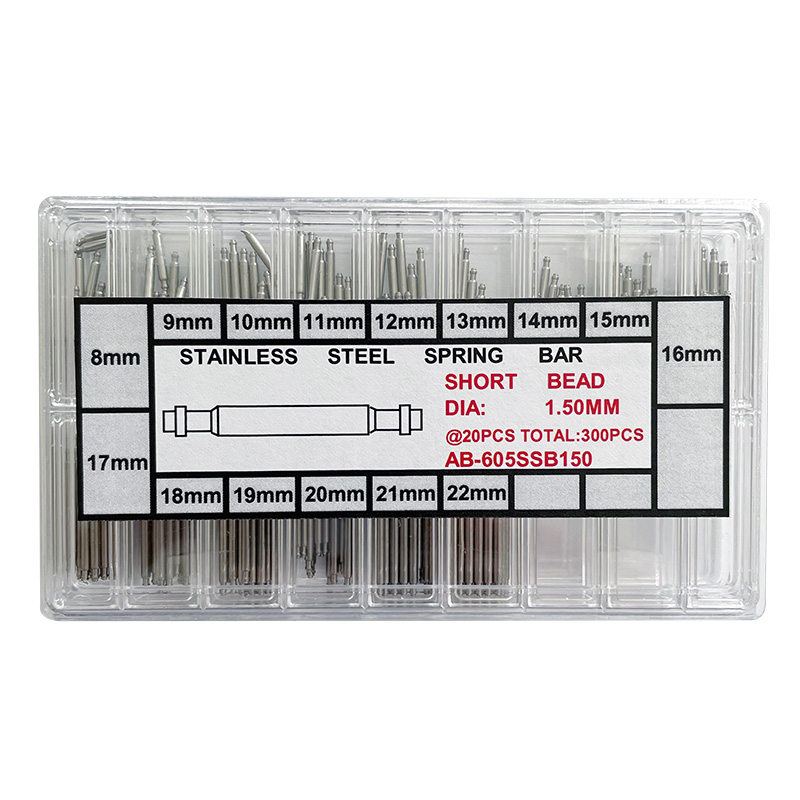 Single Flange Spring Bar Kit - 1.50mm - Watch Strap Parts | All Time Co.