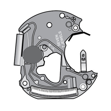 ETA 956.112 Circuit (#4000) - ETA Movement Parts | All Time Co.