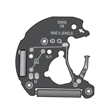 ETA 256.111 Circuit (#4000) - ETA Movement Parts | All Time Co.