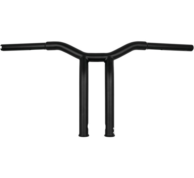 "Dominator" Bars Raked, 12", Matte Black