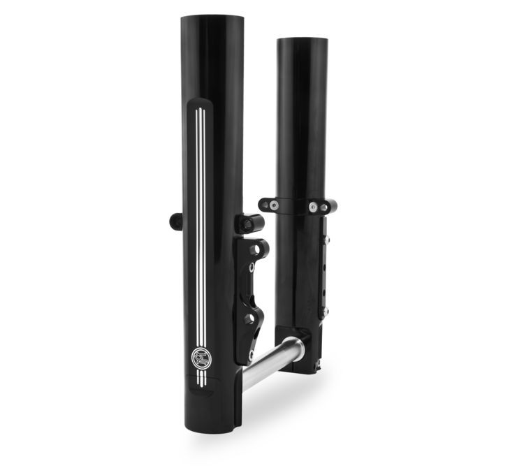 Fork Legs Dual Disc, Stock or PM Calipers, Contrast Cut, FLH/FLT 00-07