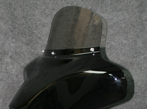 Black Paint Batwing GPS Fairing with 6"x 9" Speakers and Stereo Harley ...