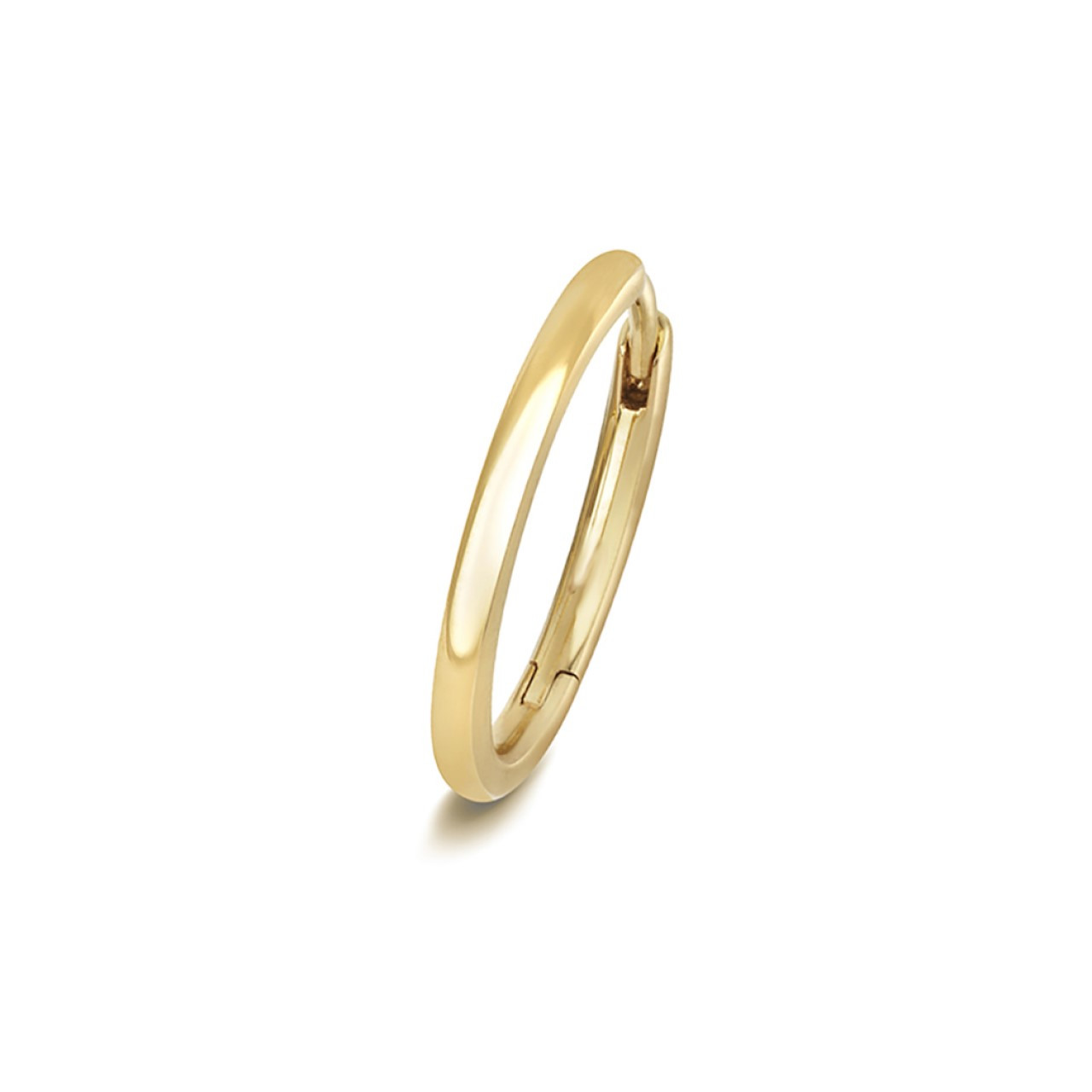 18ct Gold 14mm Hoop Earrings ER12412