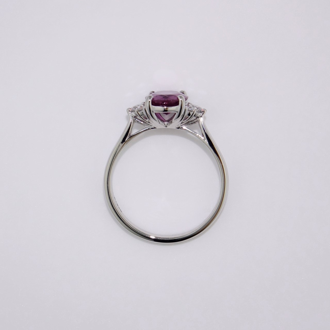 Raspberry Sapphire & Diamond Ring GR6047