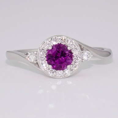 Grape Garnet & Diamond Ring GR7040