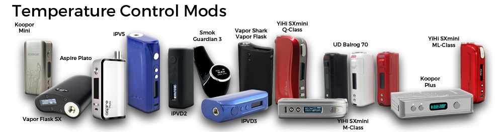 TCR and Temp Sensing MODS and the Benefits of Heat Sensing - Vapetime UK