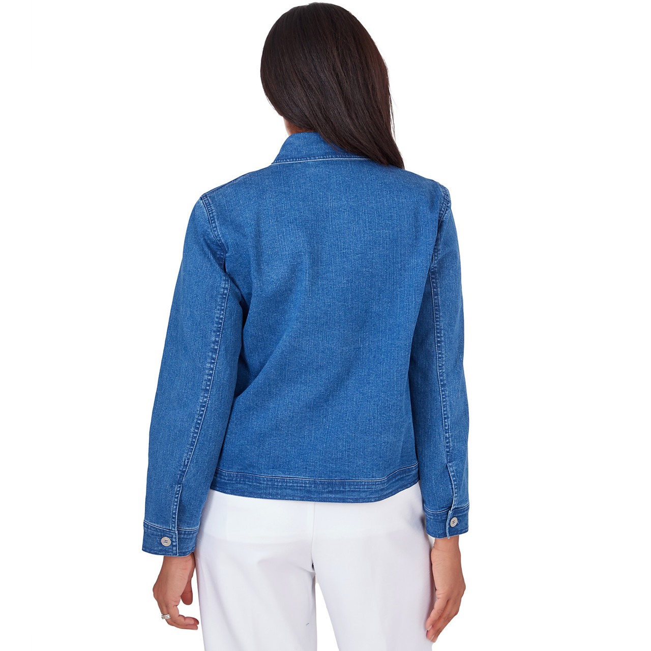 Petite Women's Classic Fit Denim Jacket | Alfred Dunner