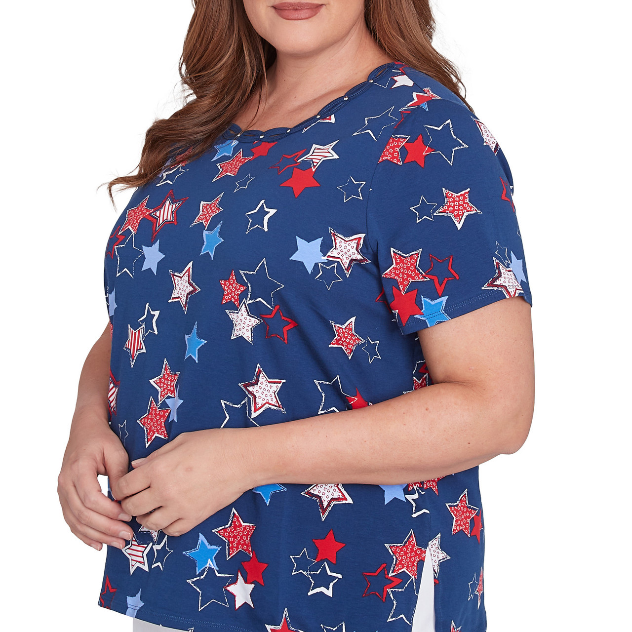 Women's Star Studded Tee | Alfred Dunner