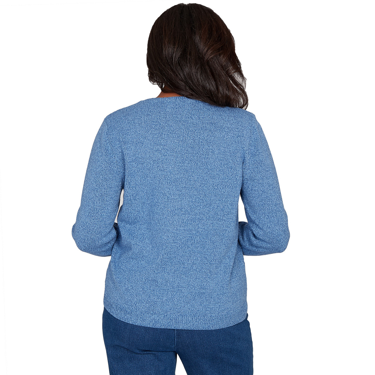 Women's Center Embroidery Accent Sweater | Alfred Dunner