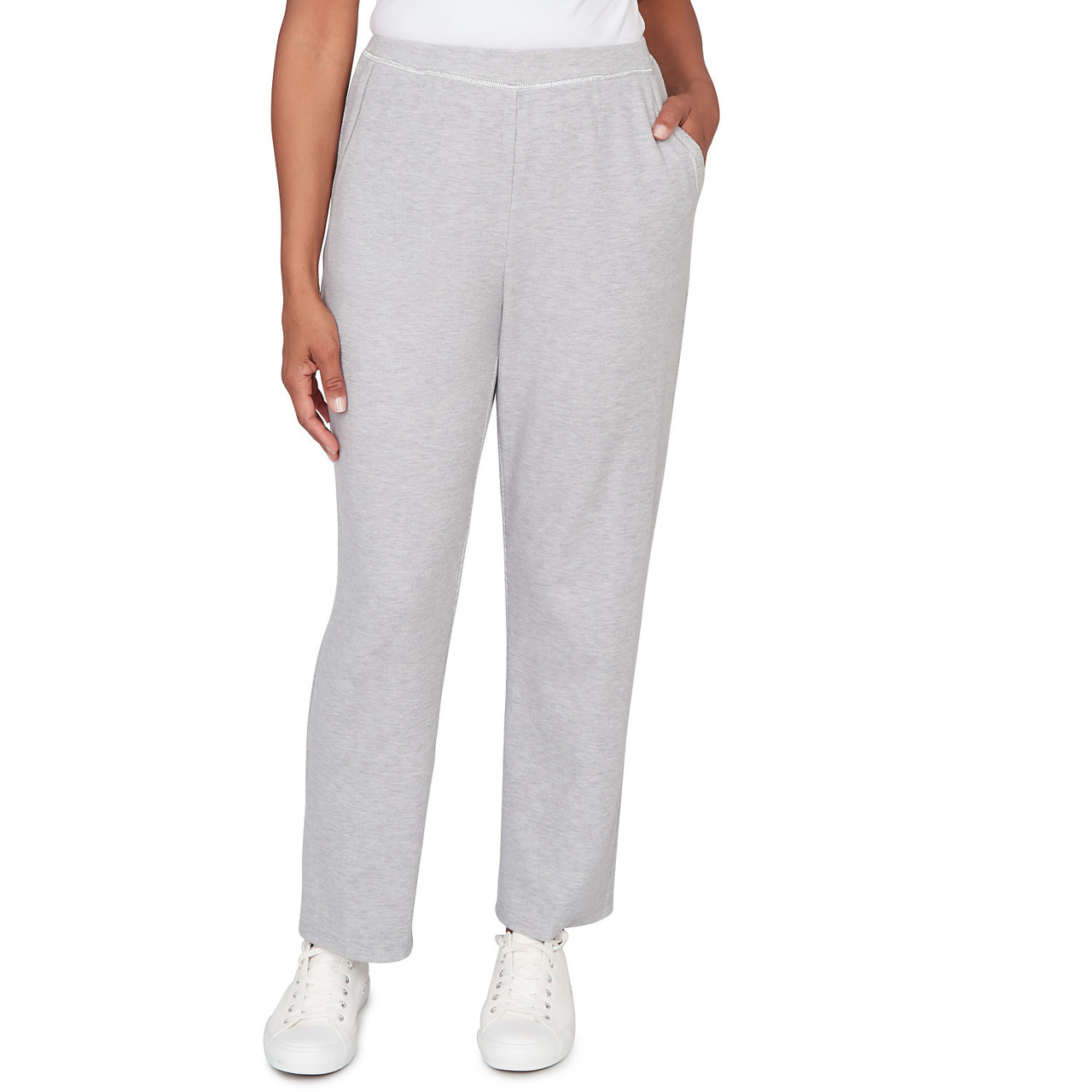 Women's Comfort Everyday Slant Pocket Average Length Pant | Alfred Dunner