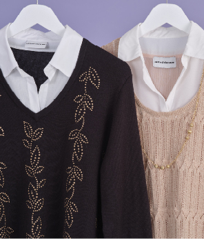 Two in One Layered Tops | Alfred Dunner