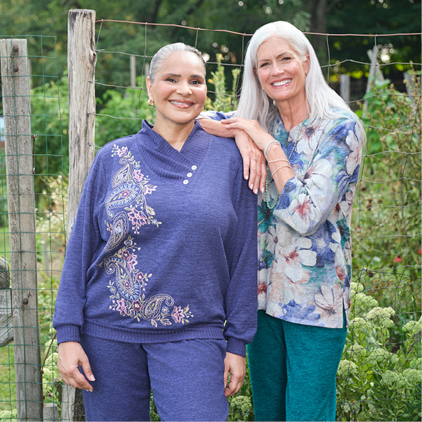 Two in One Layered Tops | Alfred Dunner