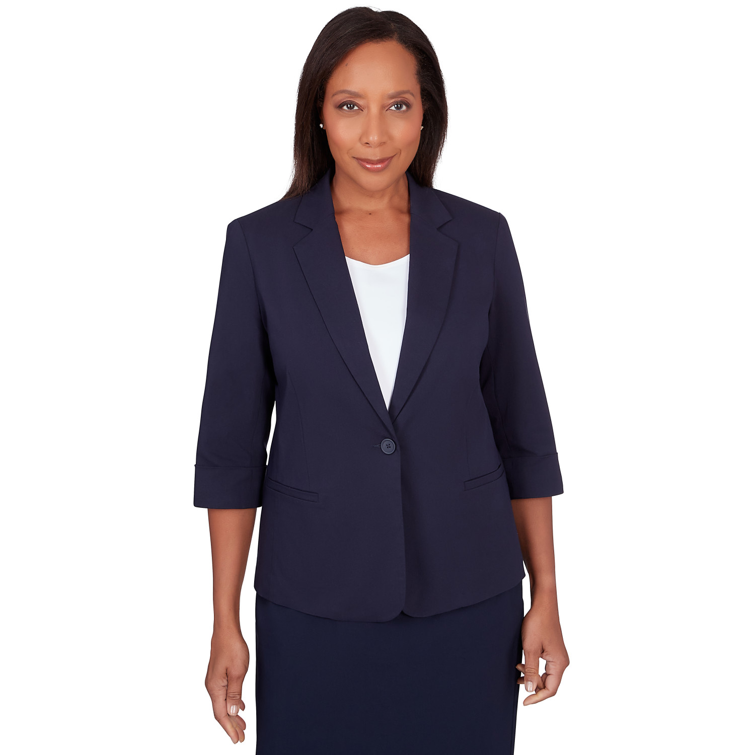 Plus Women's Classic Fit Jacket | Alfred Dunner