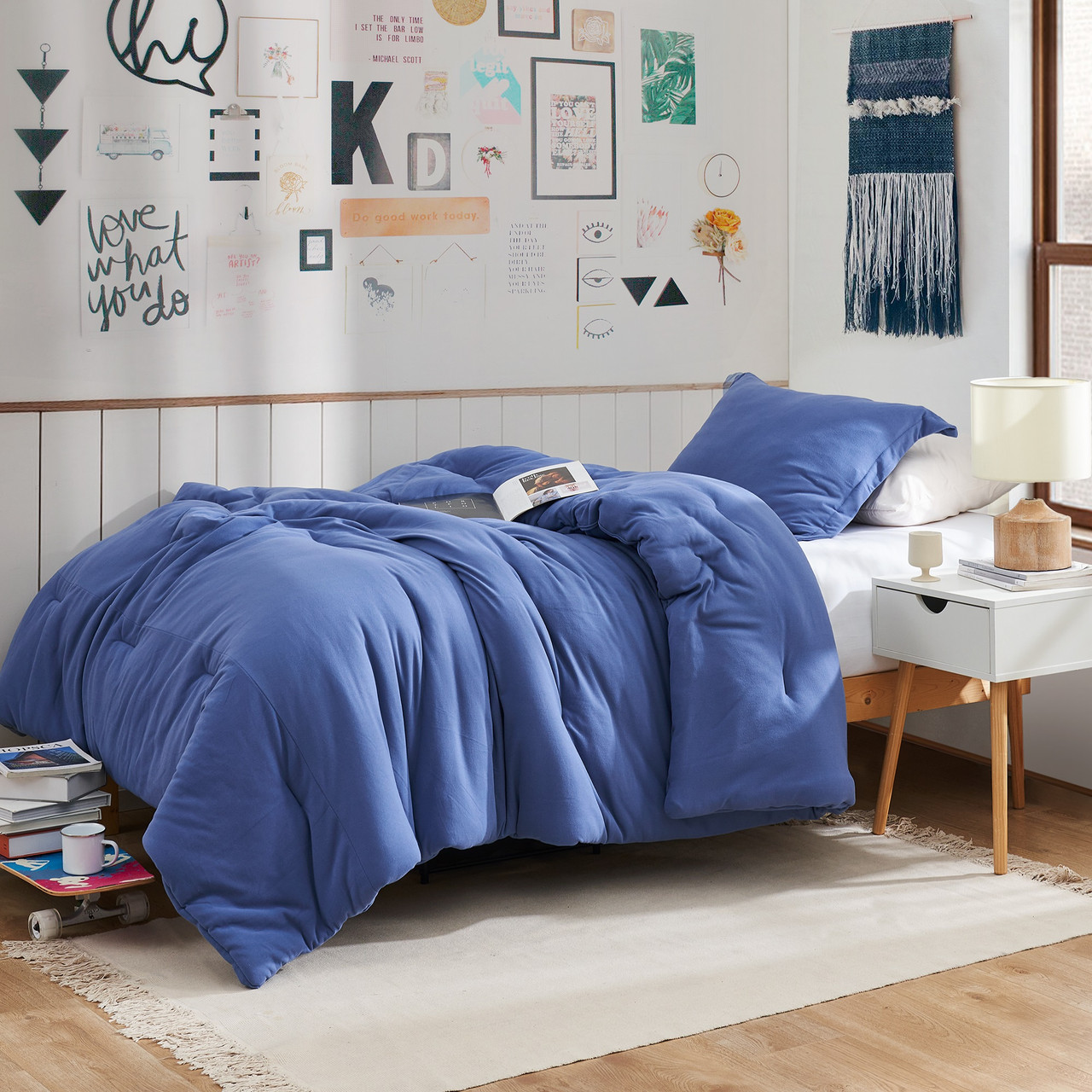 Love Thick® - Soothing Coma Inducer® Oversized Comforter Set - Country Blue